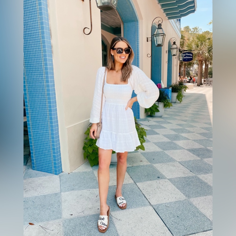 L*Space White Dress - Gem